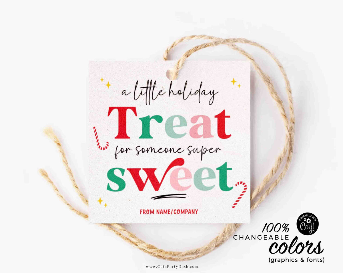 Christmas Merry Christmas gift tags Printable INSTANT DOWNLOAD – Cute ...