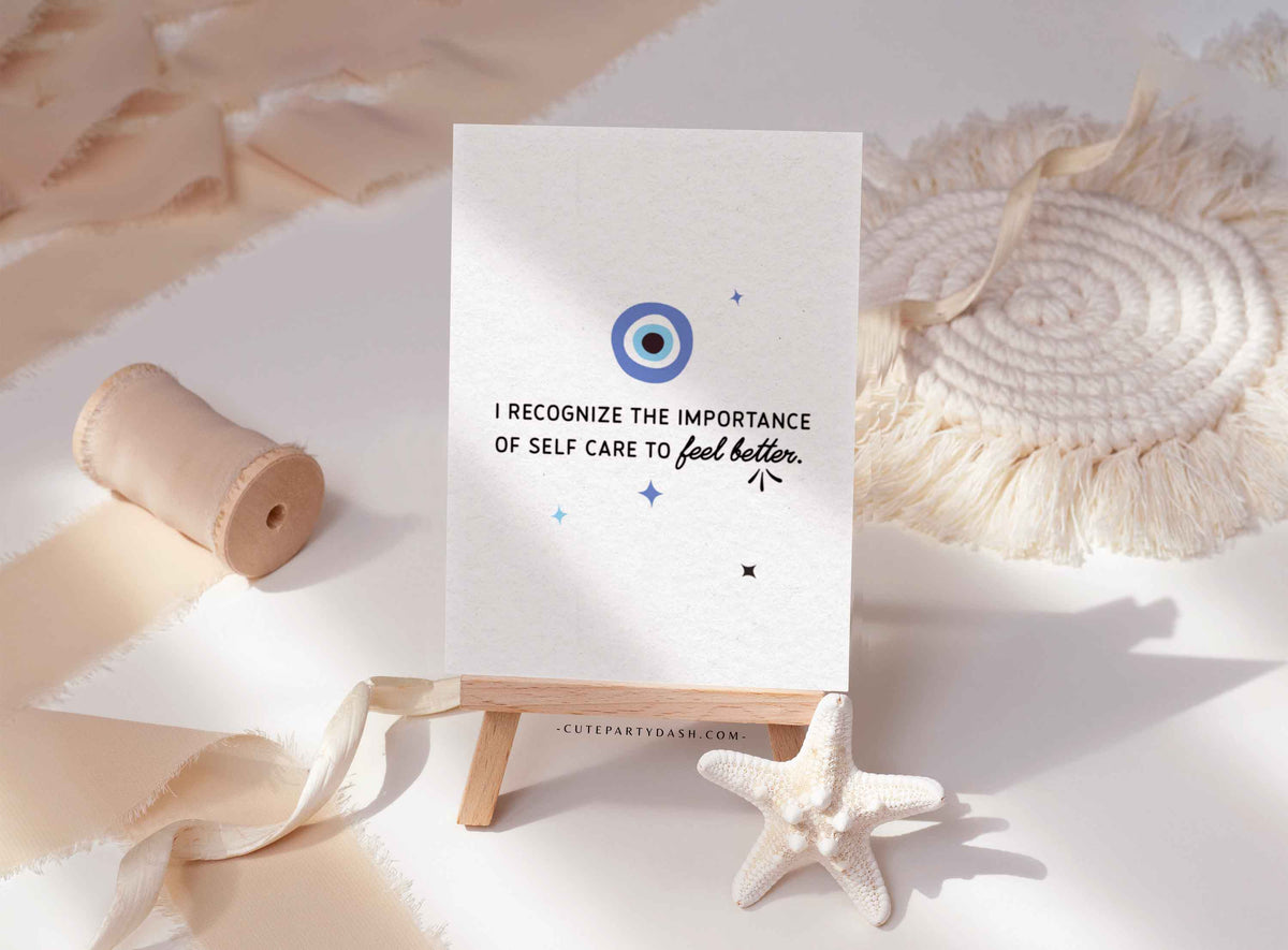 62 Self-Care Daily Affirmation Cards, Printable Positive Mental Health ...