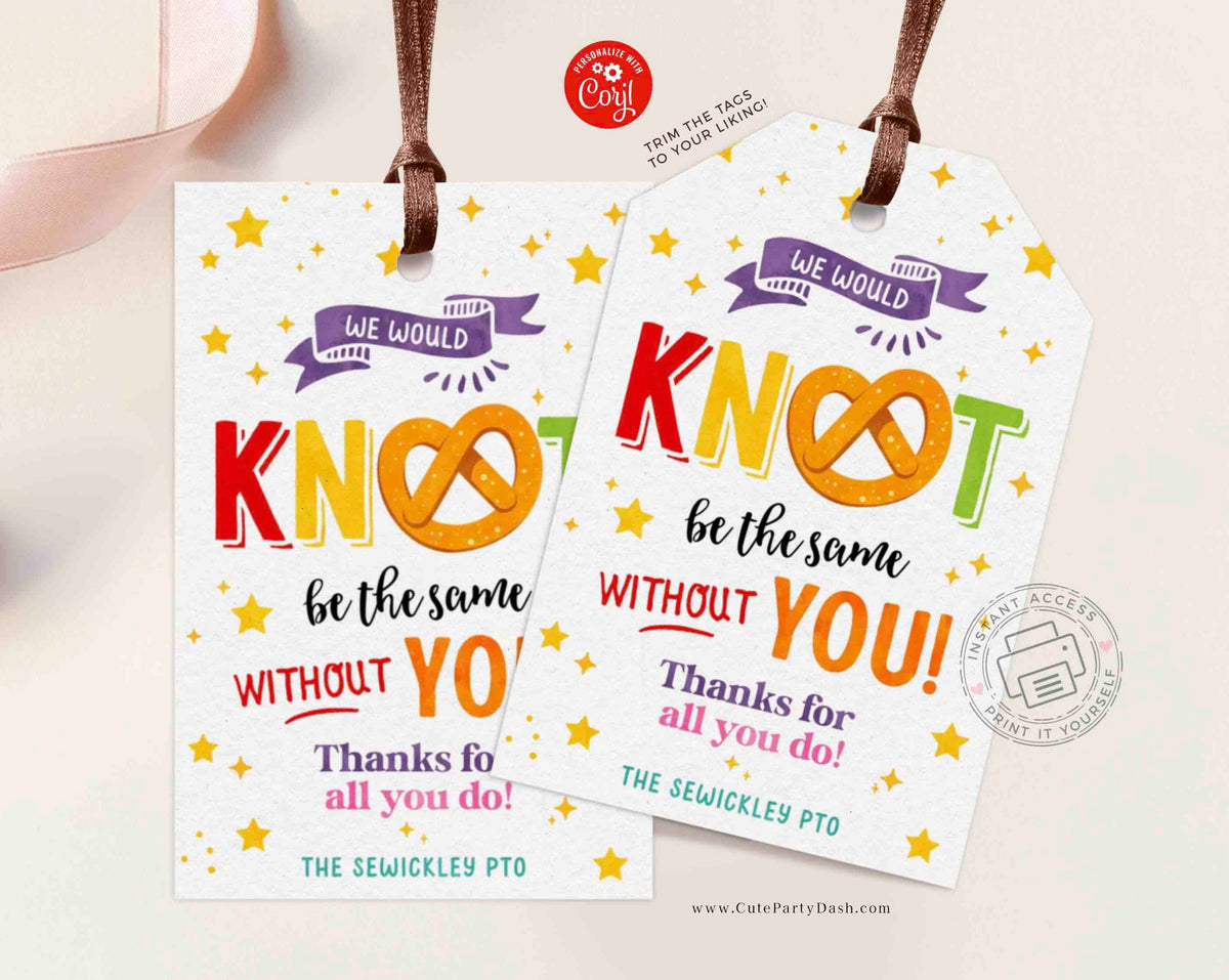 Bursting Appreciation Printable Gift Tag, Star Staff Teacher ...