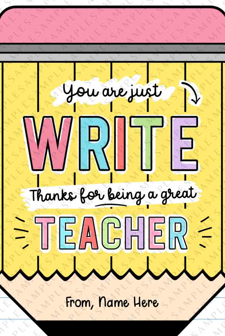 Just write pen gift appreciation Tags – Cute Party Dash