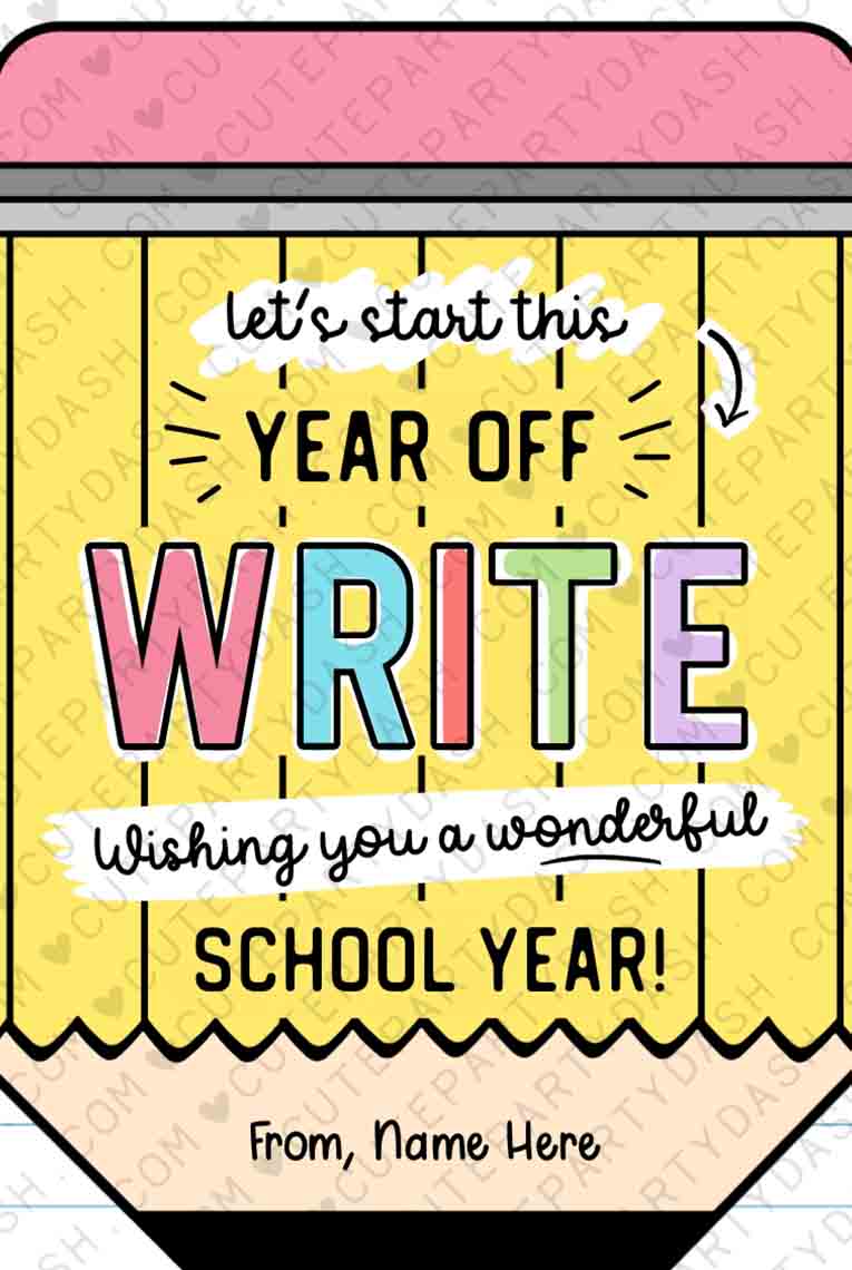 Let's start this year off WRITE Pen Marker gift tags. – Cute Party Dash