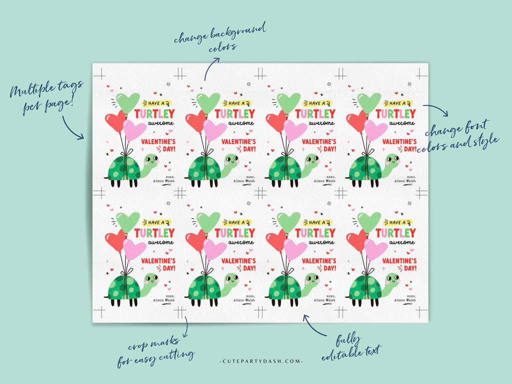 Valentine's Day Kids Classroom Punny Tags Printable INSTANT DOWNLOAD H ...