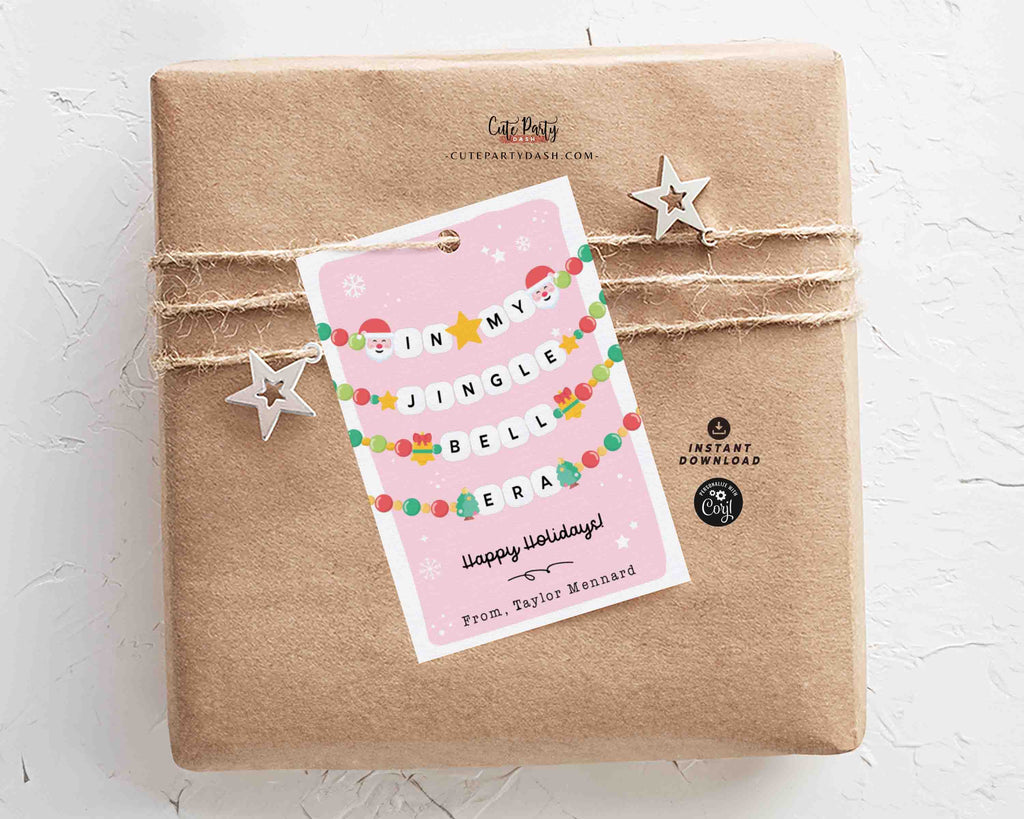 In My Christmas Era Gift Tag Printable INSTANT DOWNLOAD – Cute Party Dash