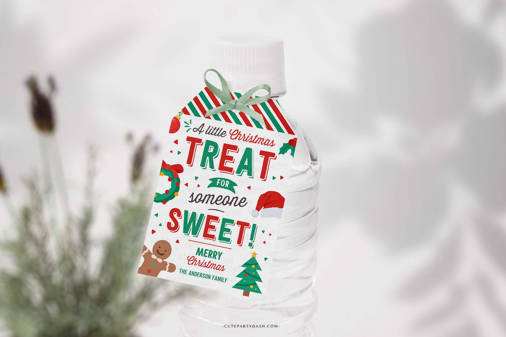 A Little Christmas Treat for Someone Sweet Gift Tag - Instant Download ...
